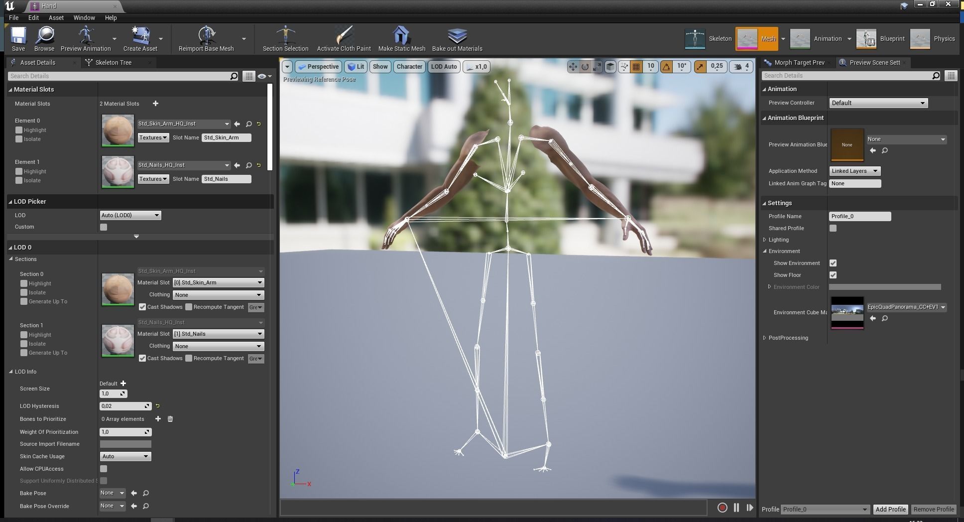 3D model VR 4K Realistic Hands Multi-Skins Colors Rigged HQ VR / AR ...