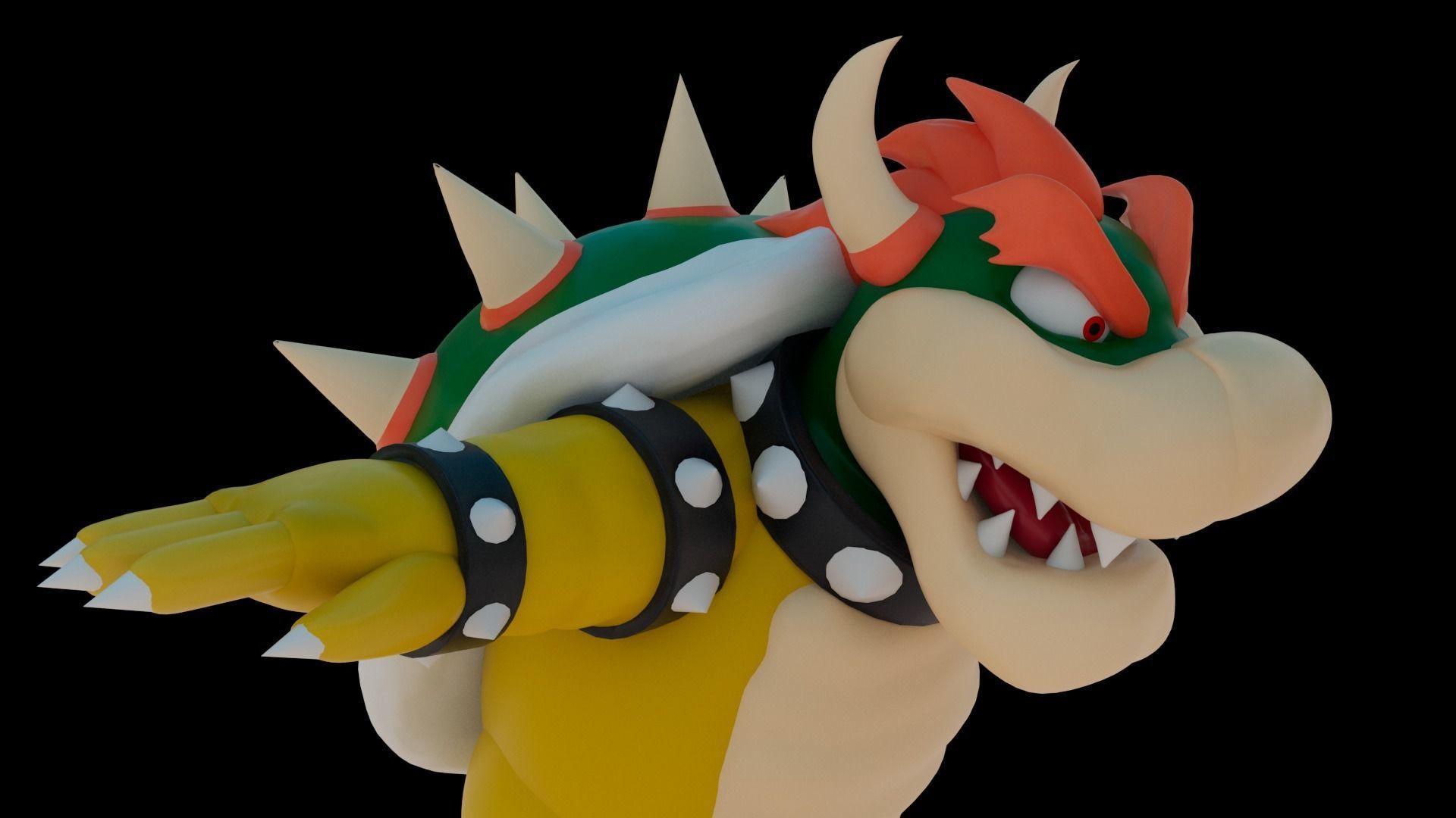 3D model Bowser VR / AR / low-poly | CGTrader