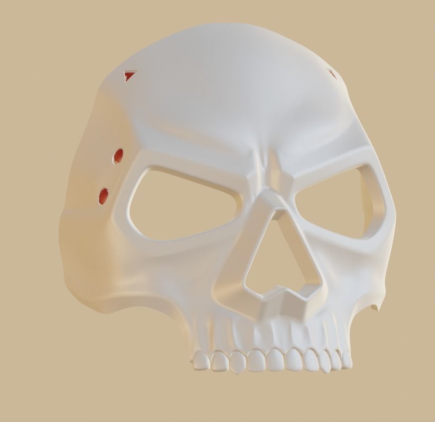 Ghost Mask Cosplay Holloween Call of Duty Modern Warfare 3D model 3D ...