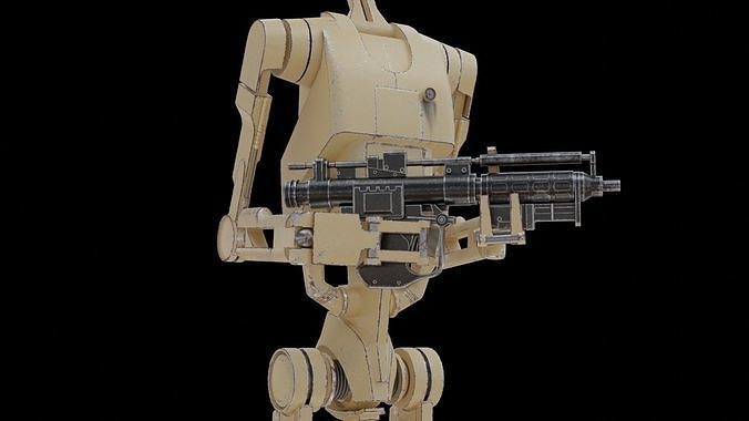 3D model B1 Battle Droid VR / AR / low-poly | CGTrader