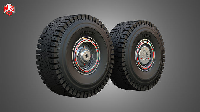 Mining Truck Wheels and Tires 3D model | CGTrader