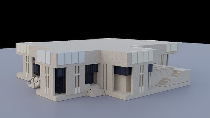 3D model University building VR / AR / low-poly | CGTrader