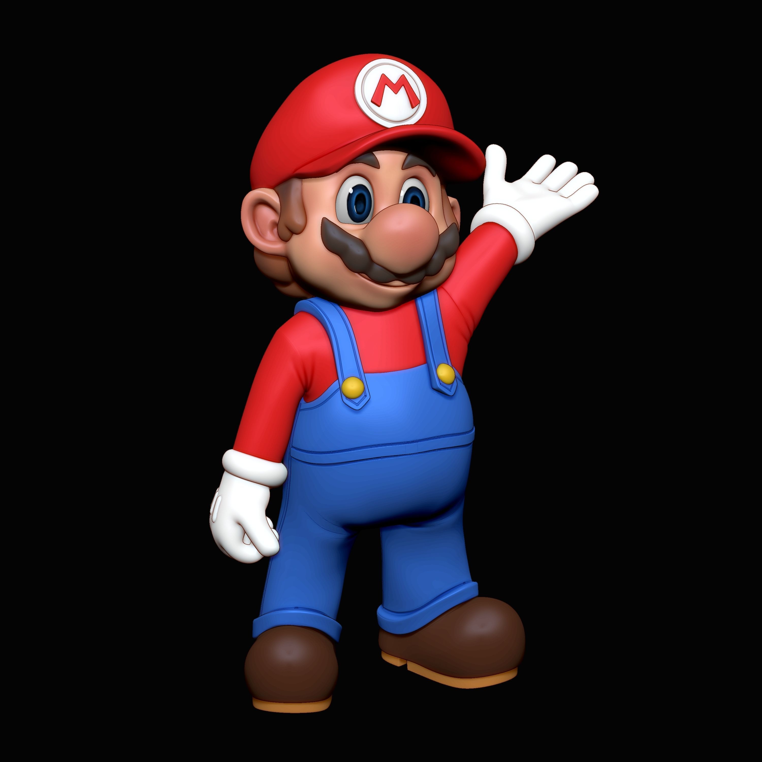 Mario 3D Model STL 3D model 3D printable | CGTrader