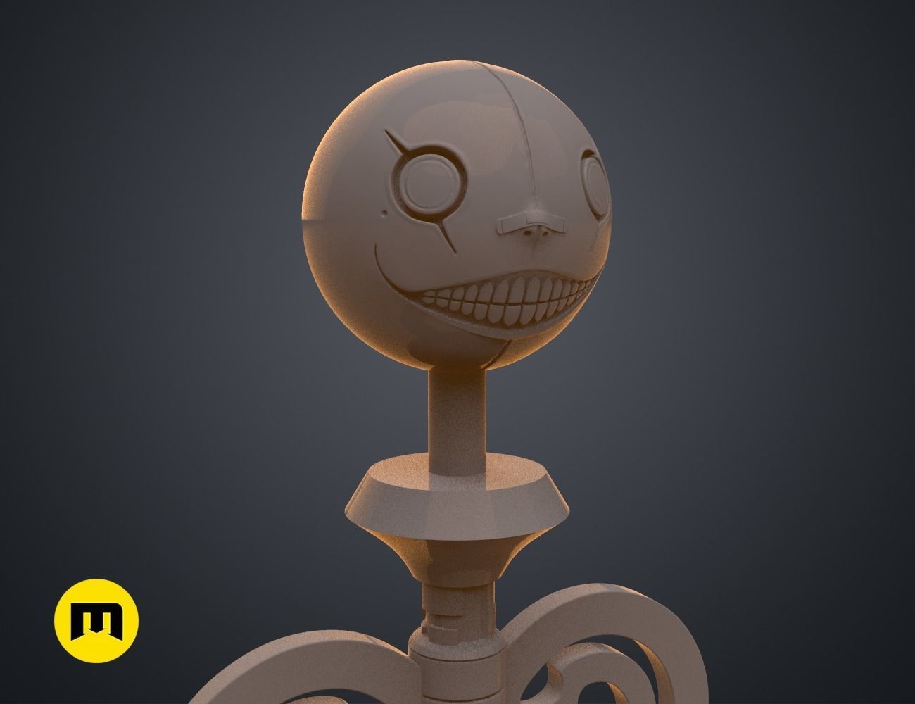 B2 Staff - Nier Automata 3D model 3D printable | CGTrader