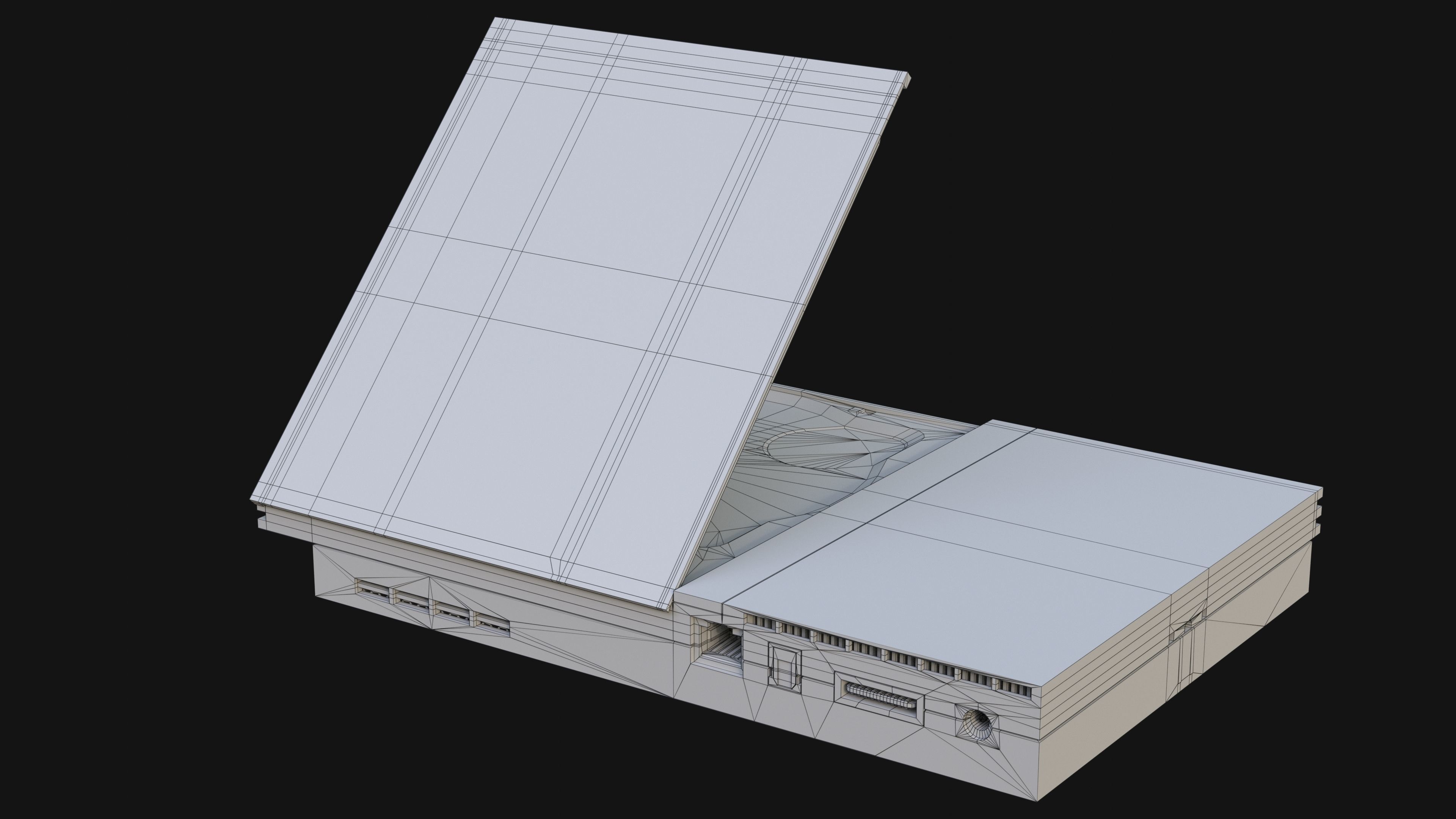 3D model Sony PlayStation 2 Slim VR / AR / low-poly | CGTrader