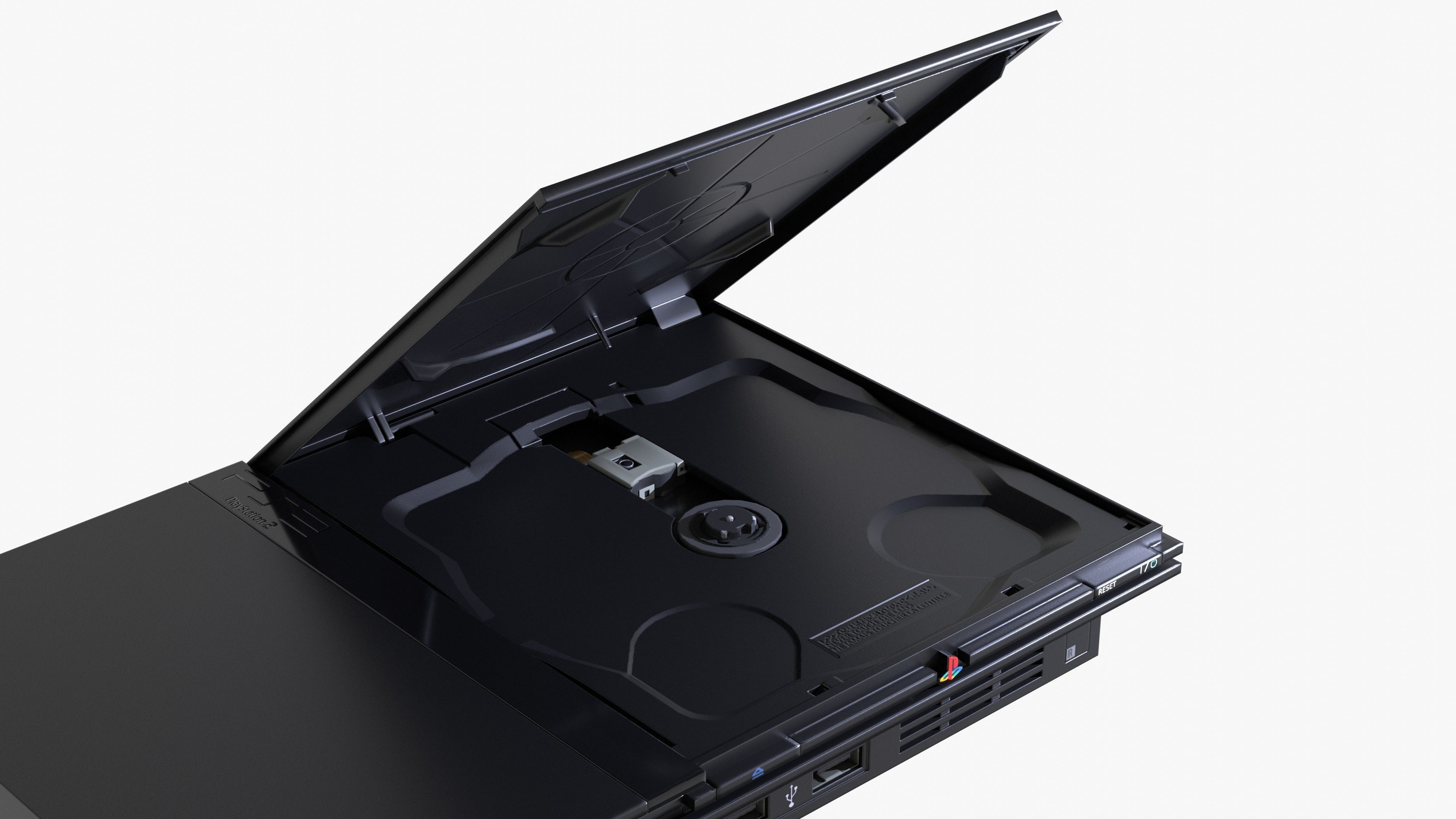3D model Sony PlayStation 2 Slim VR / AR / low-poly | CGTrader