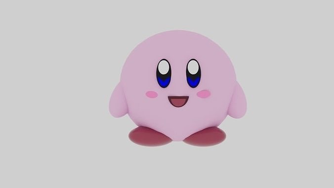 Kirby free VR / AR / low-poly 3D model | CGTrader
