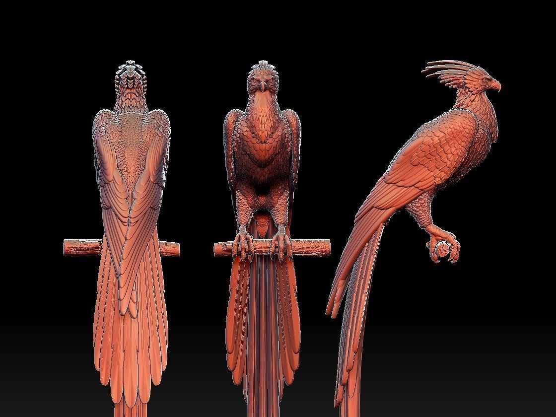 phoenix 3D model 3D printable | CGTrader