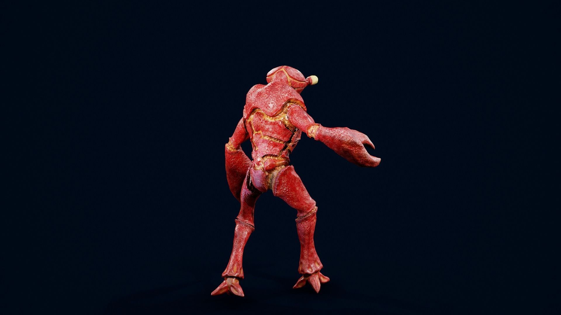 3D model Crab monster VR / AR / low-poly | CGTrader