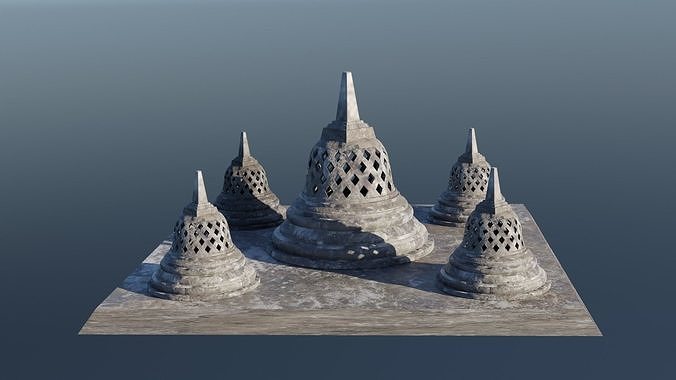 Candi 3D model | CGTrader
