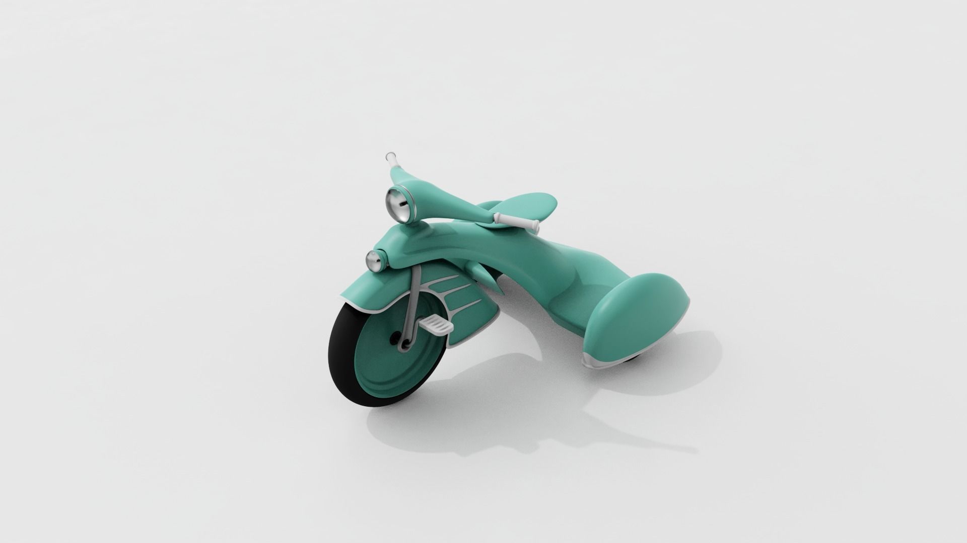 High Poly Tricycle Model 3D model | CGTrader