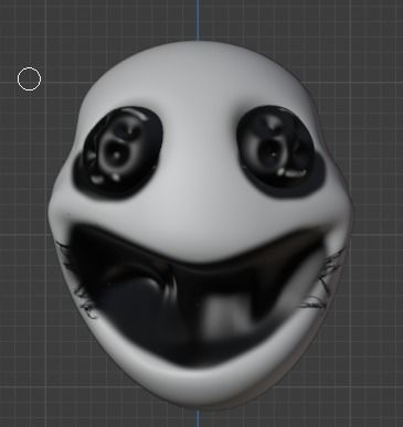 Button eyes Puppet Head only 3D model | CGTrader