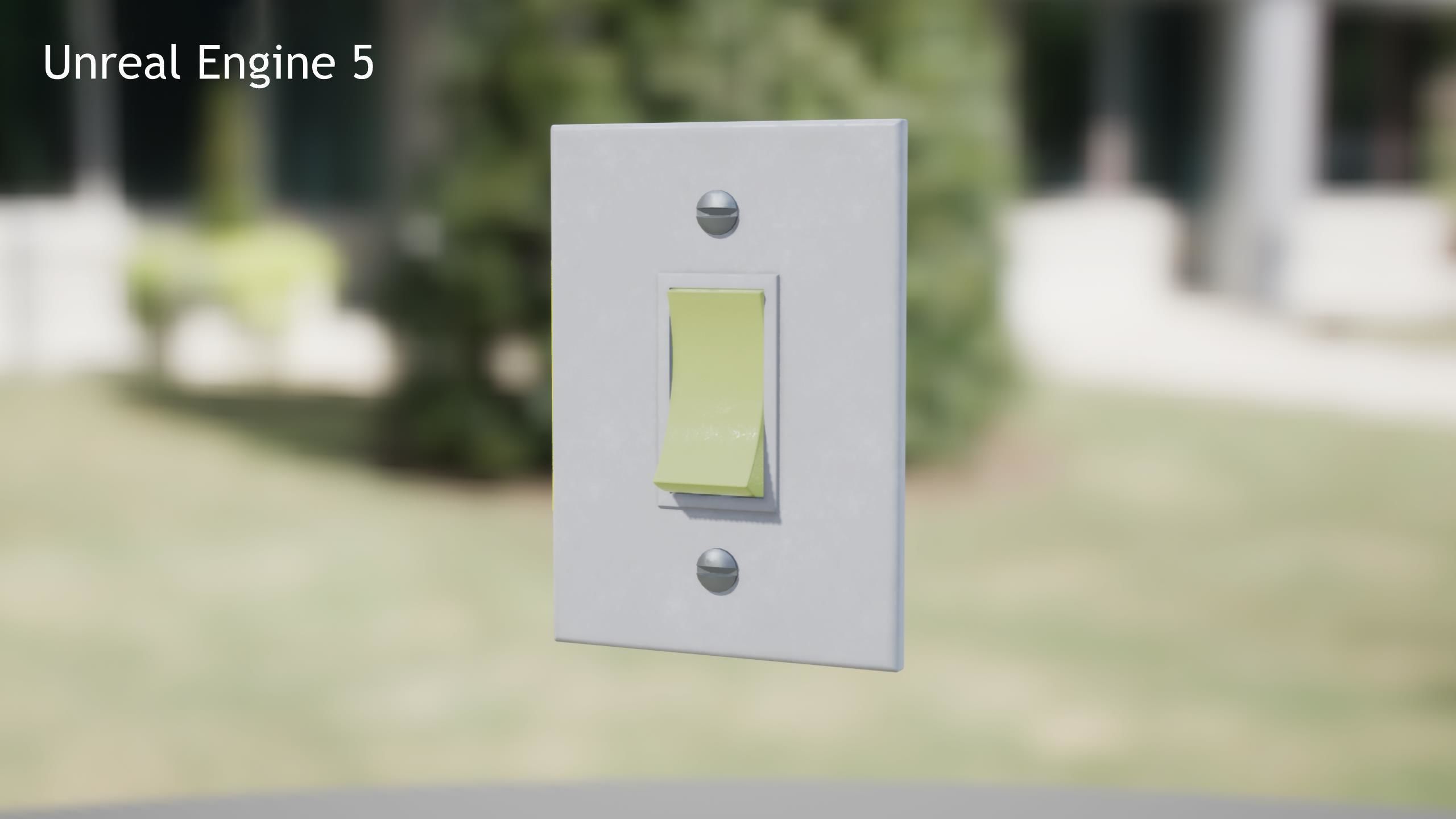 3D model Phosphorescent Light Switch VR / AR / low-poly | CGTrader