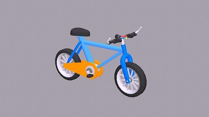 3D model Bicycle Cartoon VR / AR / low-poly | CGTrader