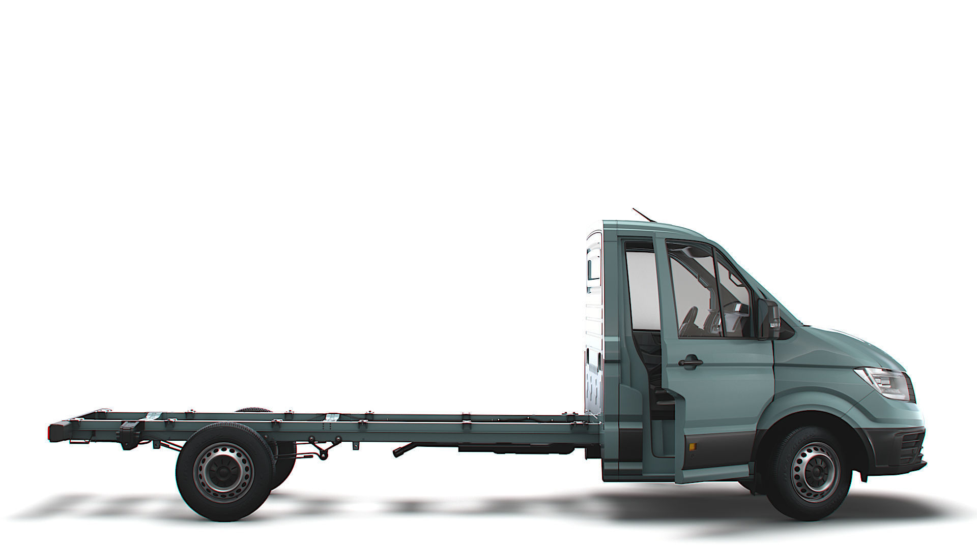 VW Crafter Chassis SingleCab L2 HQInterior 2023 3D model | CGTrader