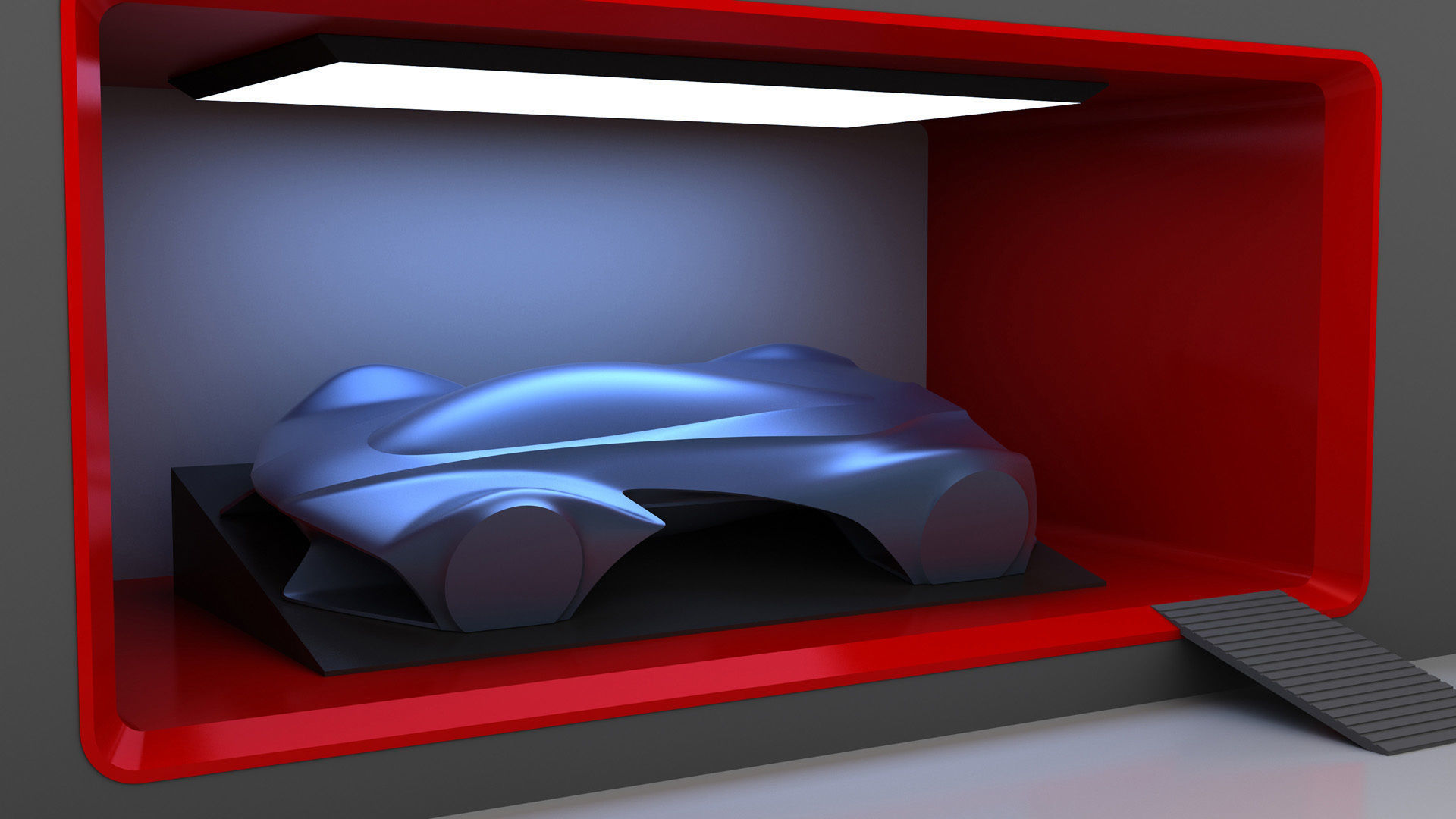 Hypercar Model 1 - basic 3D model animated | CGTrader