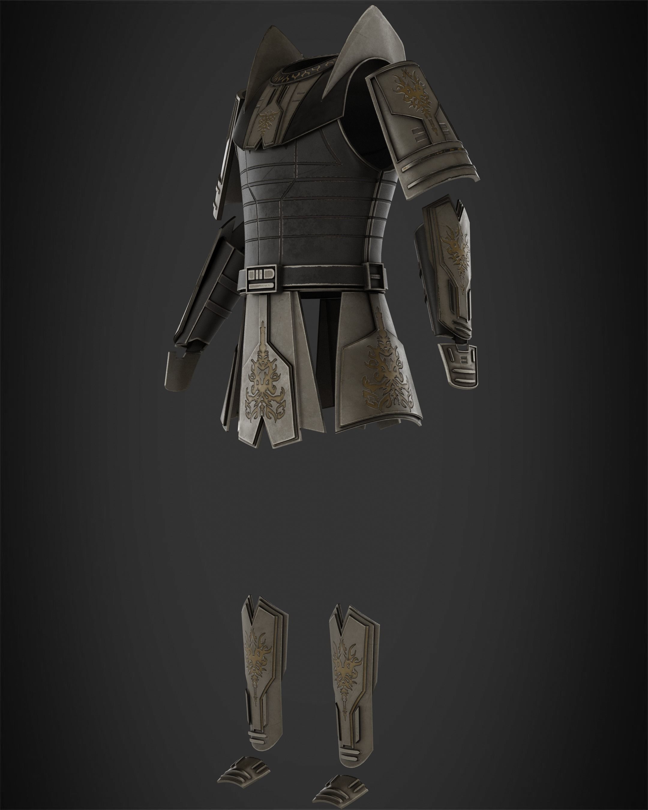 Star Wars Darth Bane Armor for Cosplay 3D model 3D printable | CGTrader