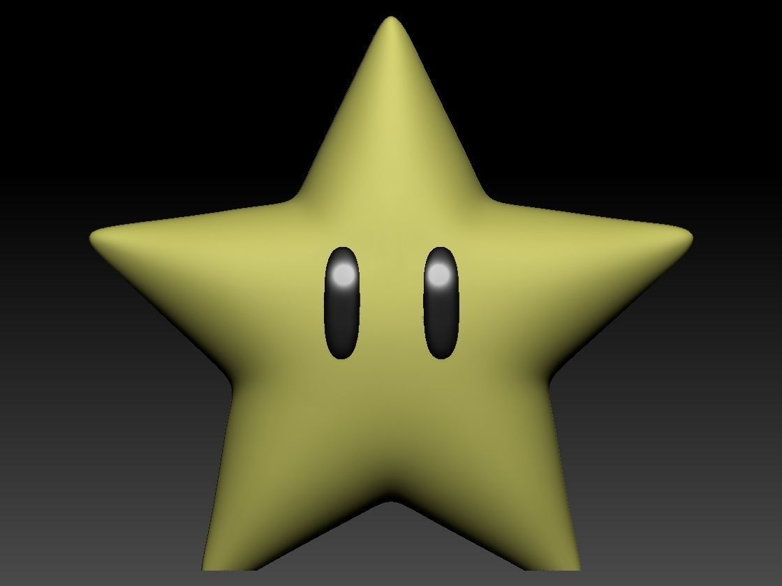 Power Star 3D model 3D printable | CGTrader