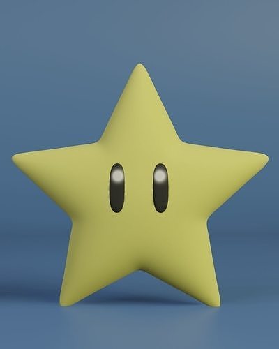 Power Star 3D model 3D printable | CGTrader
