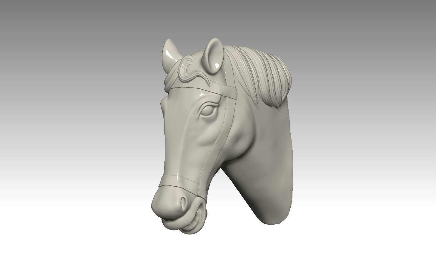 horse 3d model 3D model 3D printable | CGTrader