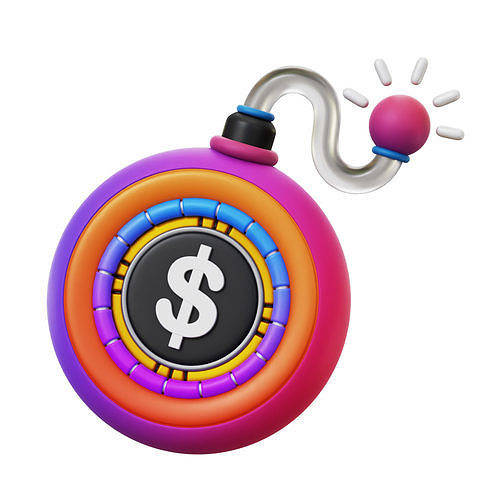 3D model Investment Risk 3D Icon VR / AR / low-poly | CGTrader