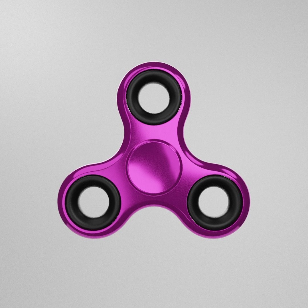 Animation fidget spinner 3D model animated | CGTrader