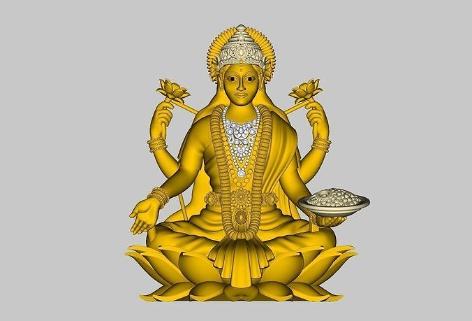 Laxmiji 3D model 3D printable | CGTrader