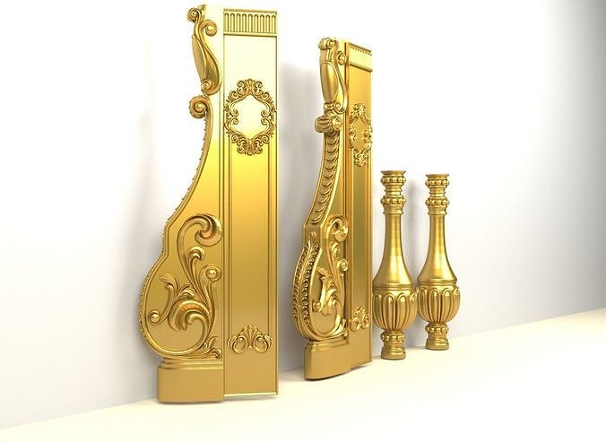 3d balusters 3D model | CGTrader