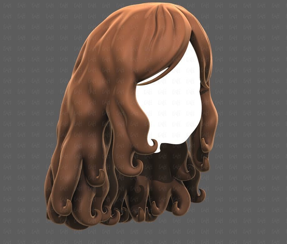 3D model Base Hair for girl V53 VR / AR / low-poly | CGTrader