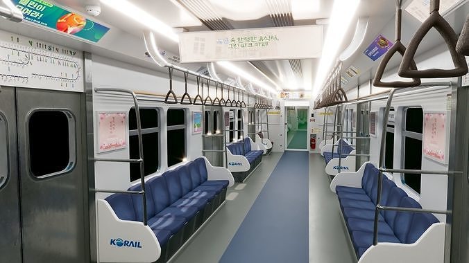 Korea Subway 3D model 3D model | CGTrader