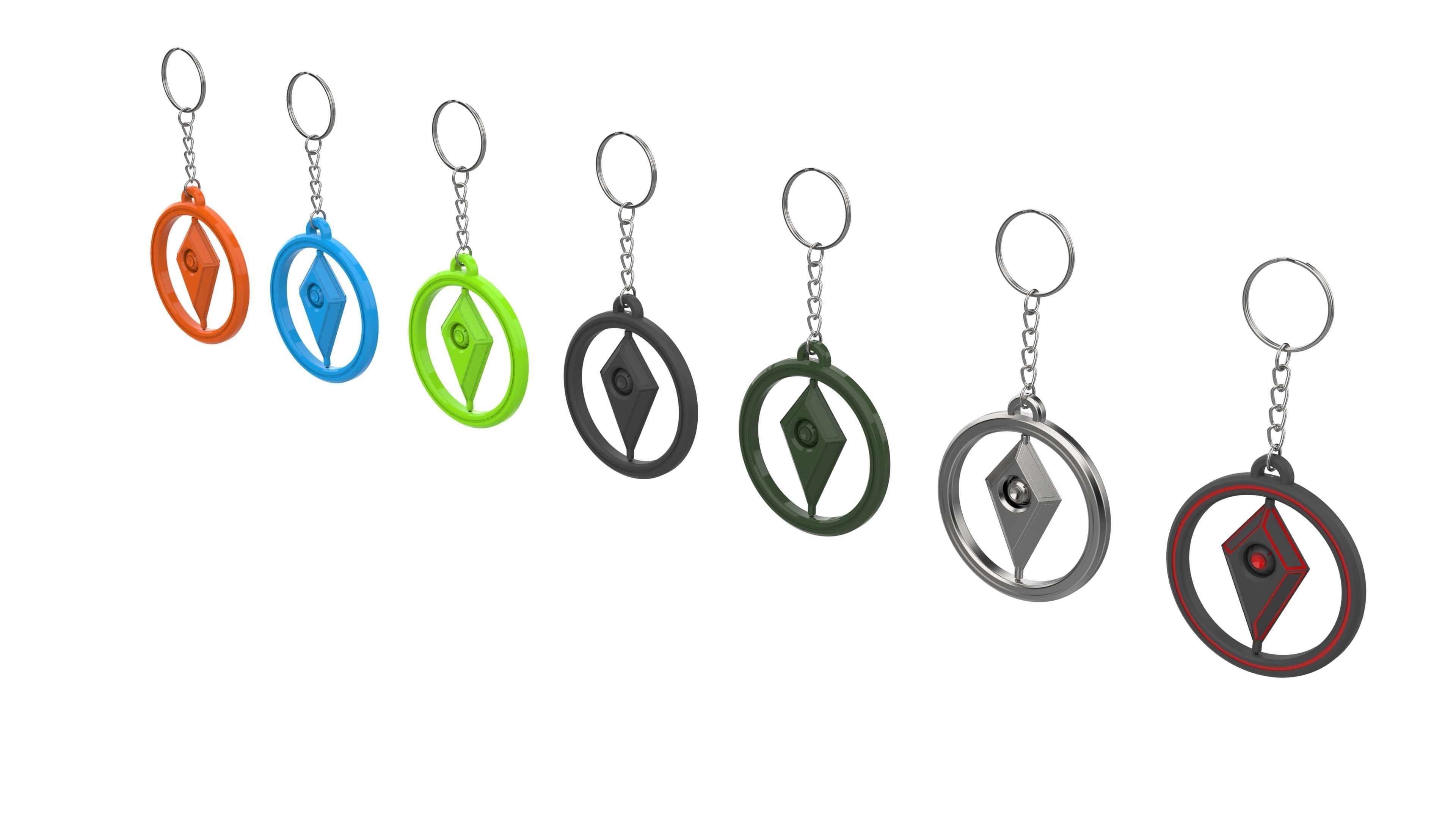 Keychain - Trinket - No Mans Skye - Printable model - STL 3D model 3D ...