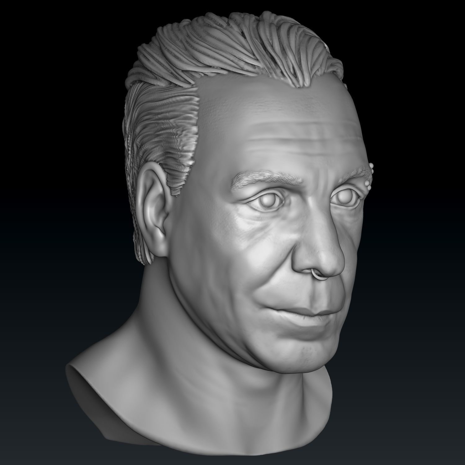 Till Lindemann Smile and Screaming Head model for 3D printing 3D model ...