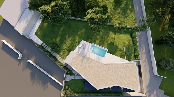 Minimalist and personal House 3D model | CGTrader