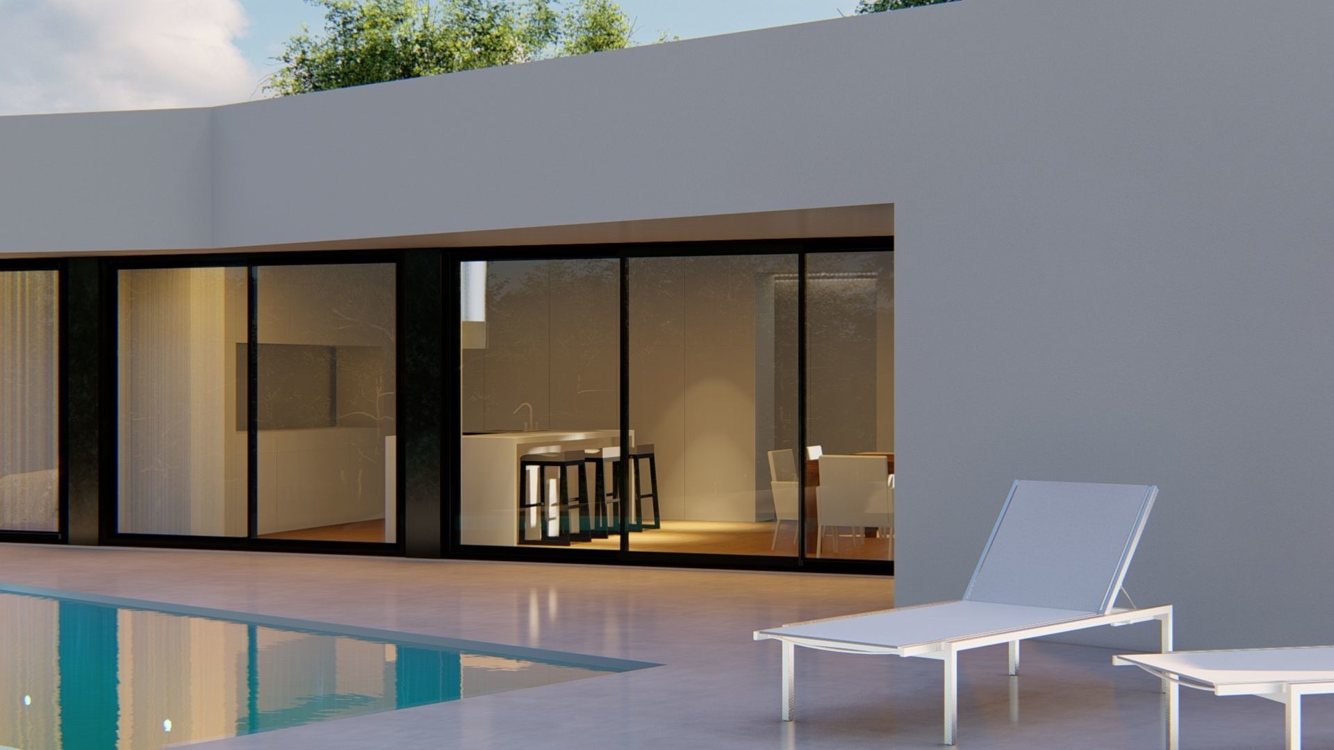 Minimalist and personal House 3D model | CGTrader