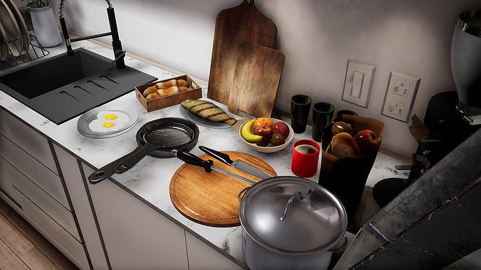 3D model Ultimate Kitchen Utensils Pack VR / AR / low-poly | CGTrader