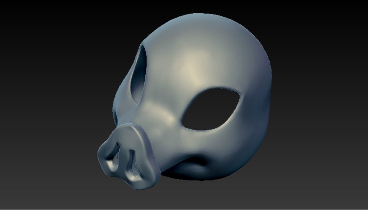 Hashibira Inosuke 3D skull mask 3D model 3D printable | CGTrader