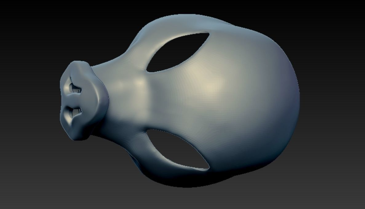 Hashibira Inosuke 3D skull mask 3D model 3D printable | CGTrader