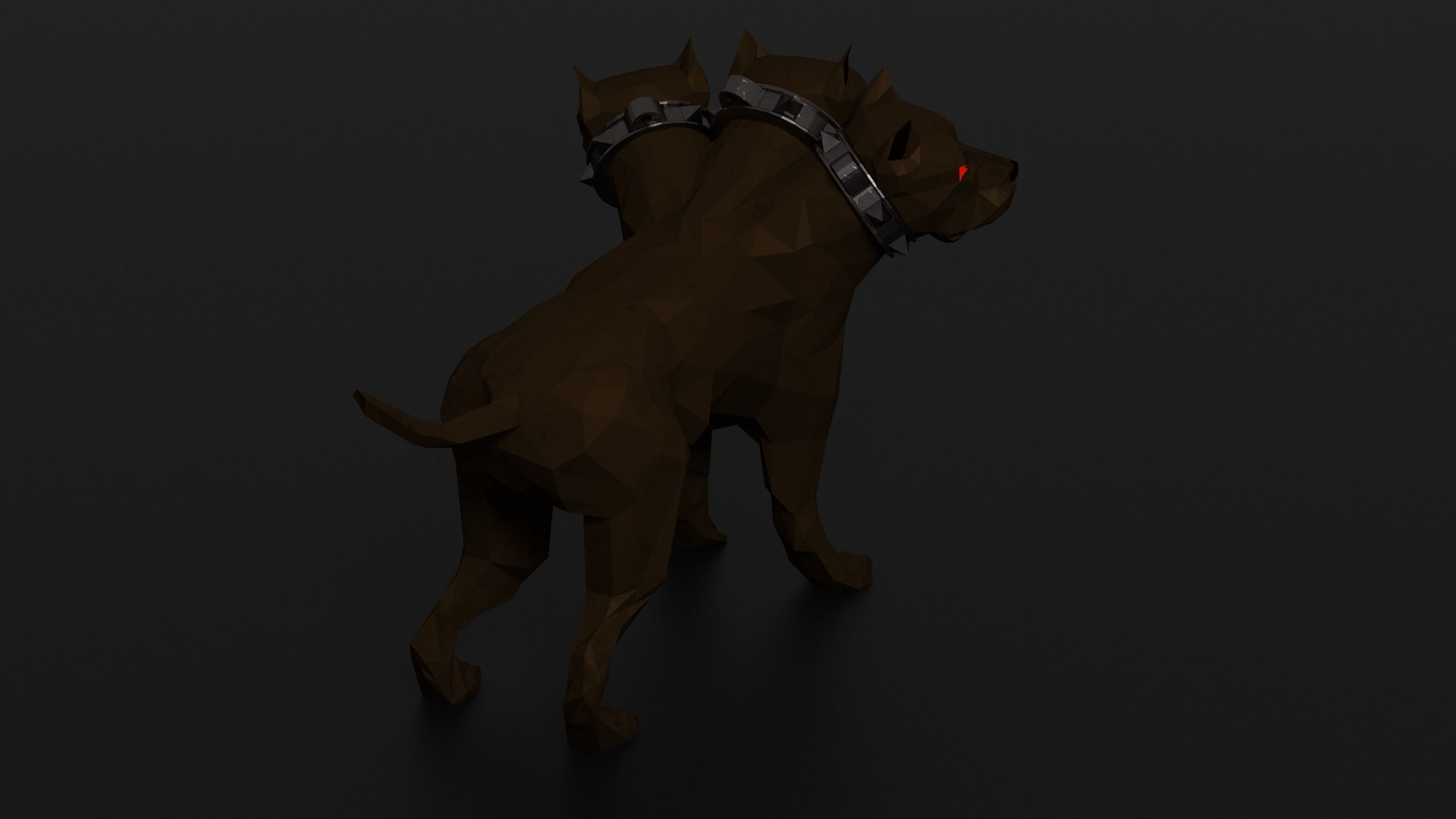3D model Cerberus Hellhound dog Hound of Hades Beast Monster Rigged VR ...