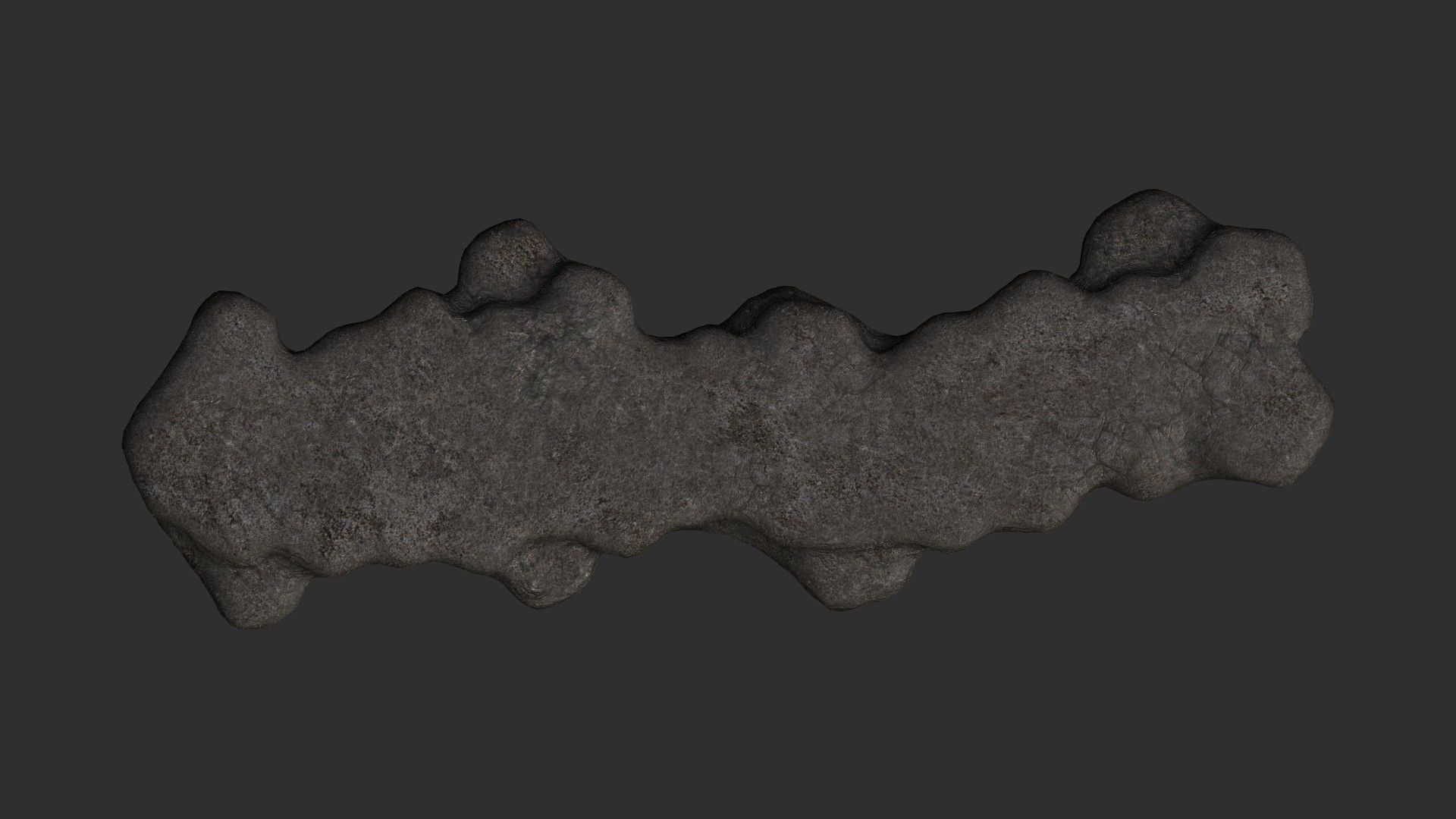 Rock Walkway 1 - Base free VR / AR / low-poly 3D model | CGTrader