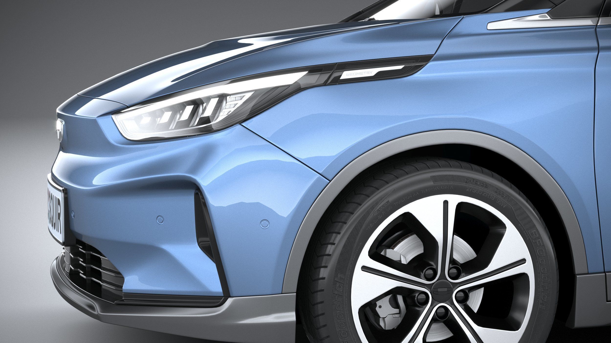 Geely Geometry C 2024 3D model | CGTrader