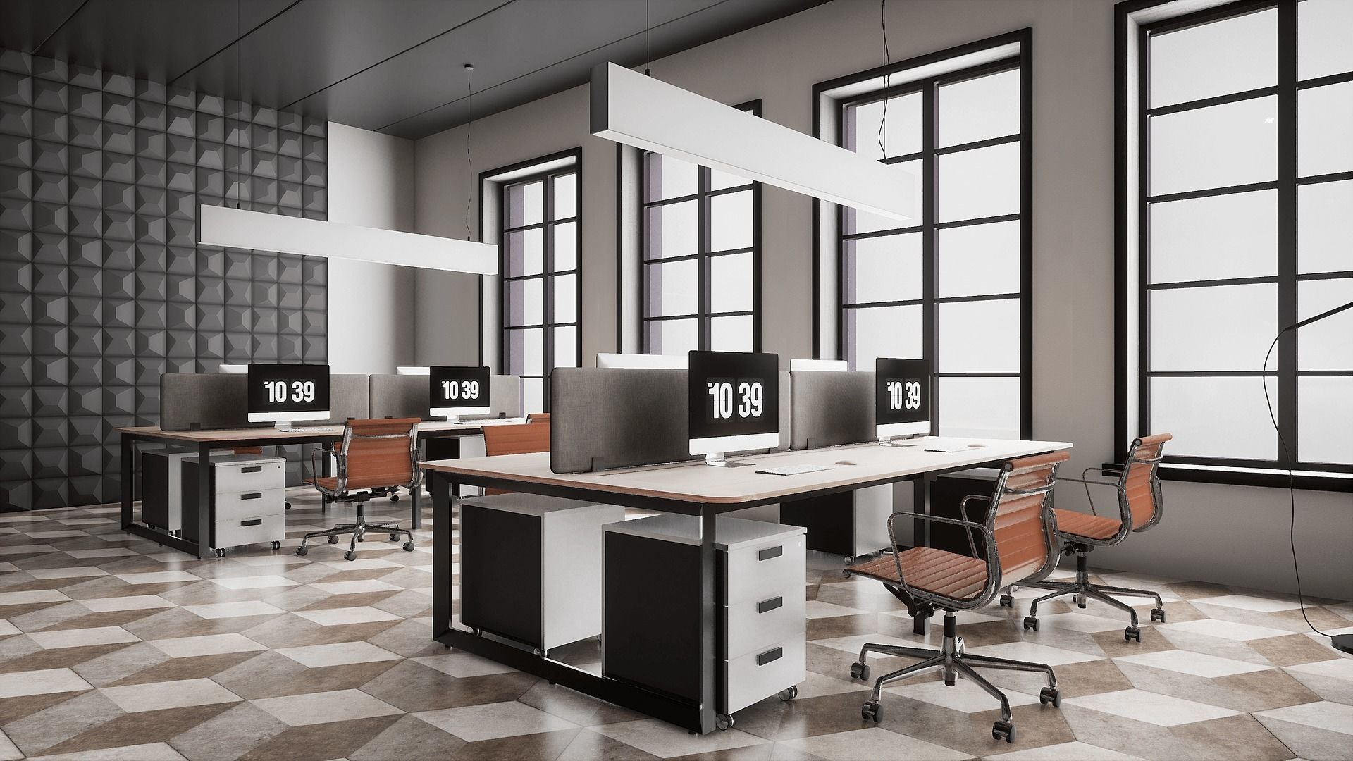 3D model HQ ArchViz Modular Office VR / AR / low-poly | CGTrader
