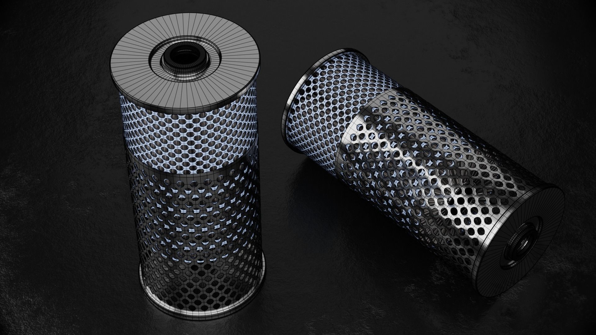 Car Filter Type K 3D model | CGTrader