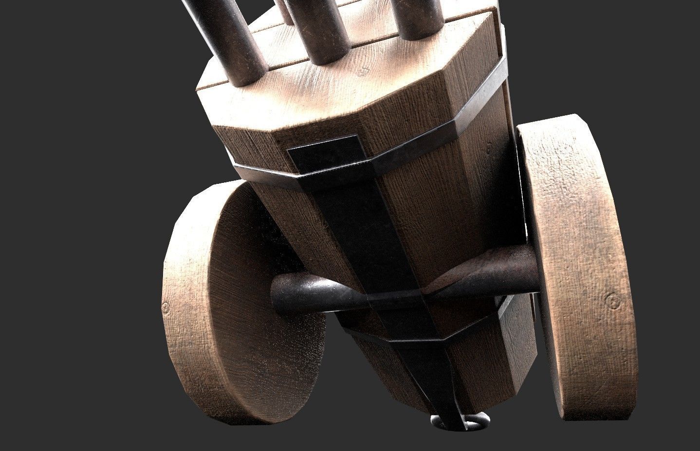 3D model Medieval 15th century organ gun VR / AR / low-poly | CGTrader