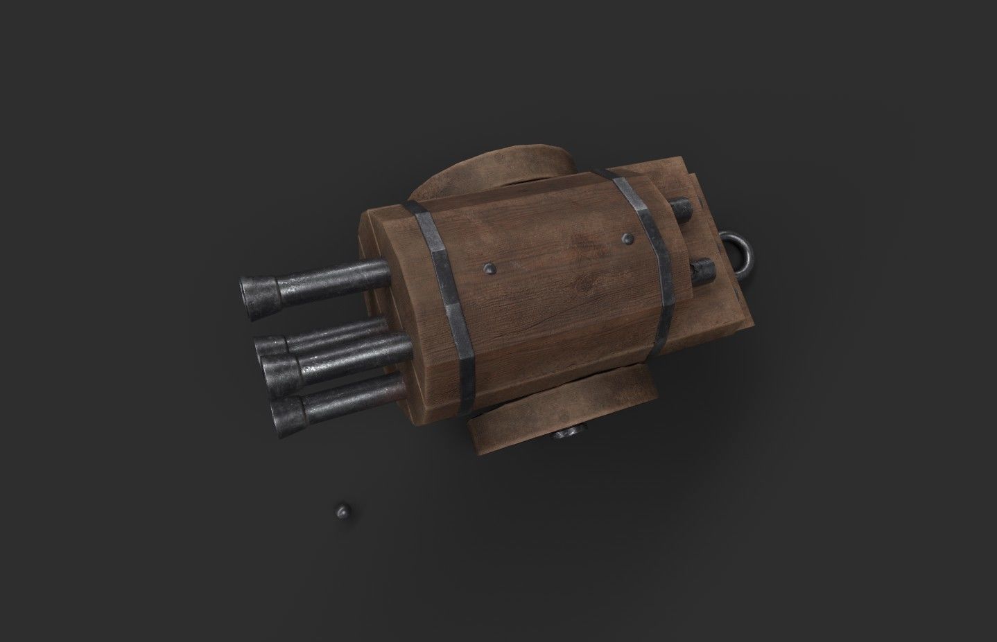 3D model Medieval 15th century organ gun VR / AR / low-poly | CGTrader