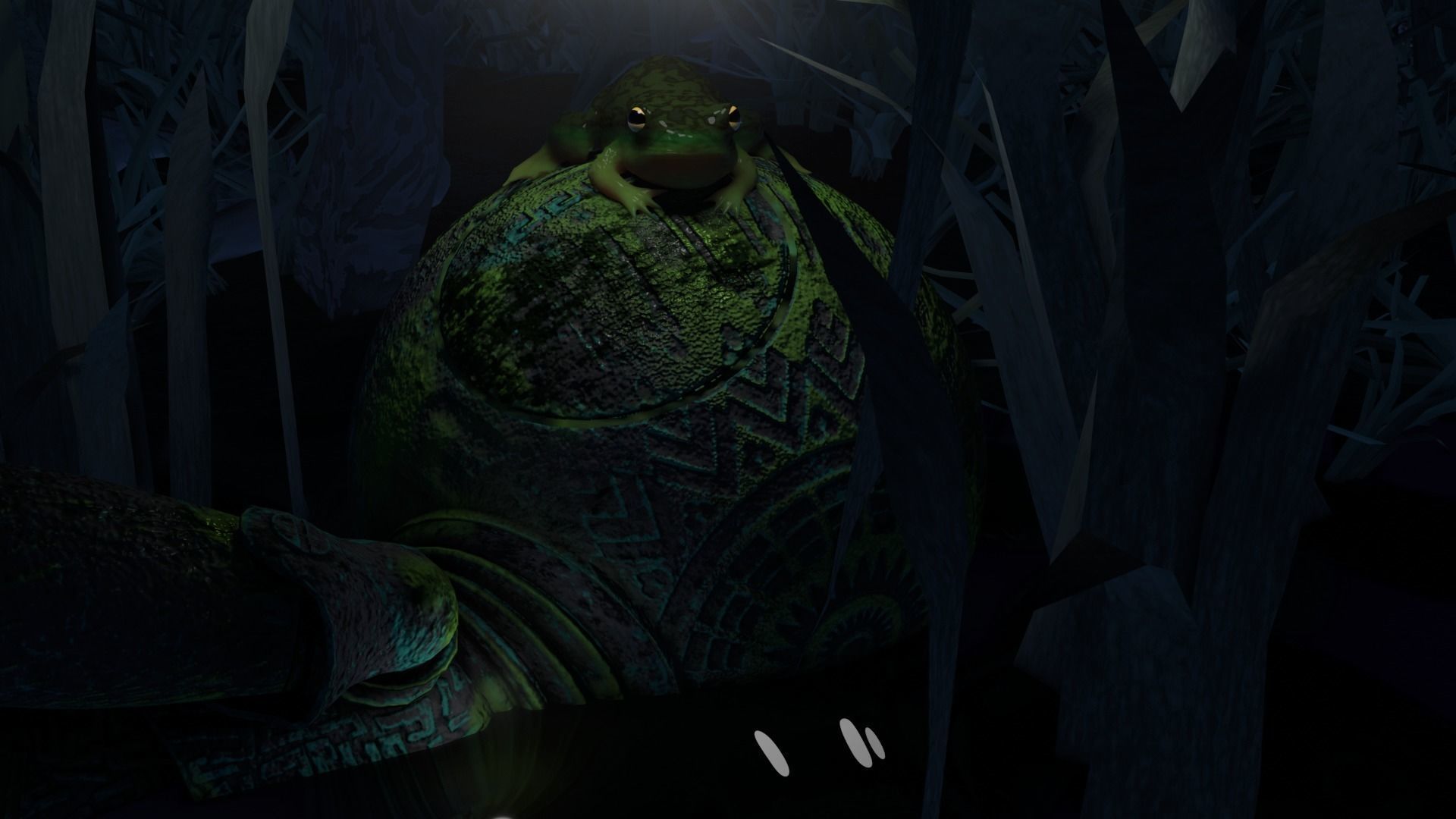 Rigged Croaking Frog free 3D model rigged | CGTrader