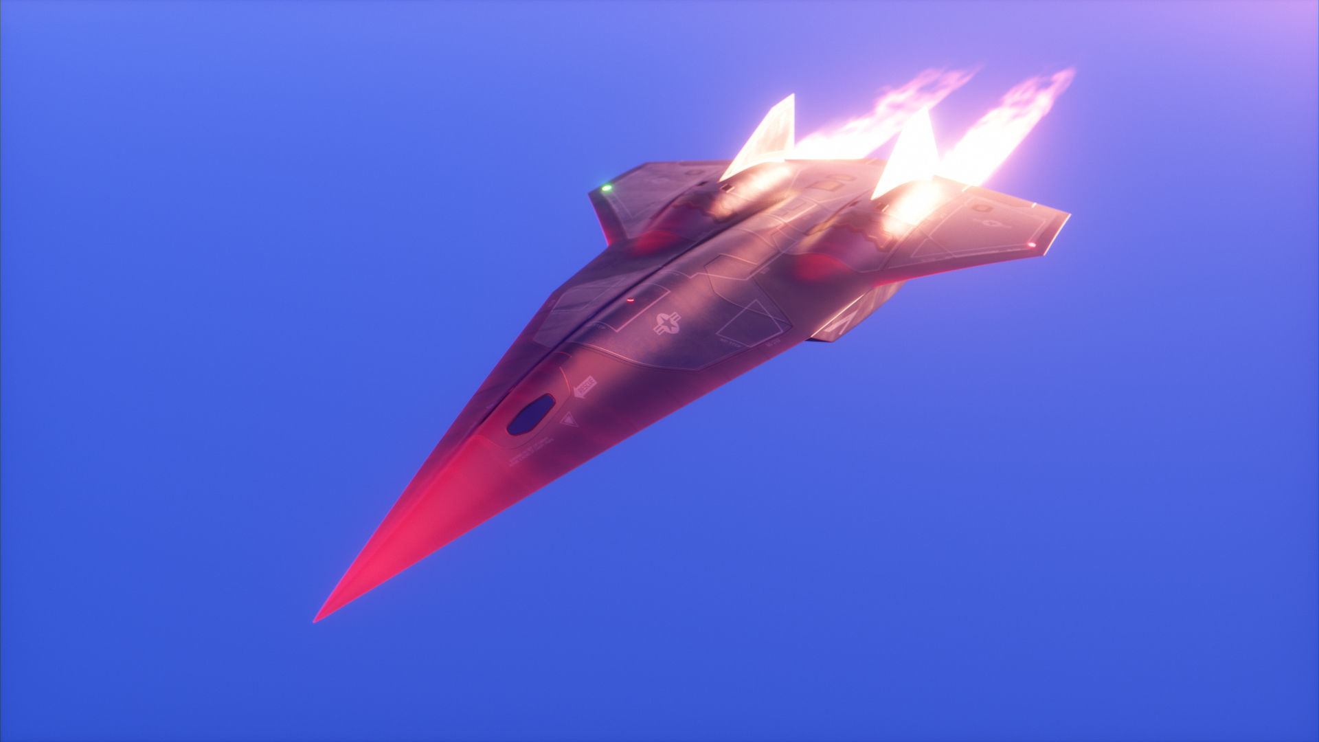 3D model SR-72 Darkstar from Top Gun Maverick VR / AR / low-poly | CGTrader