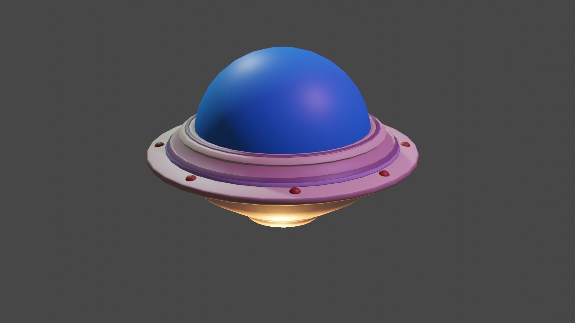 3D model UFO for game VR / AR / low-poly | CGTrader