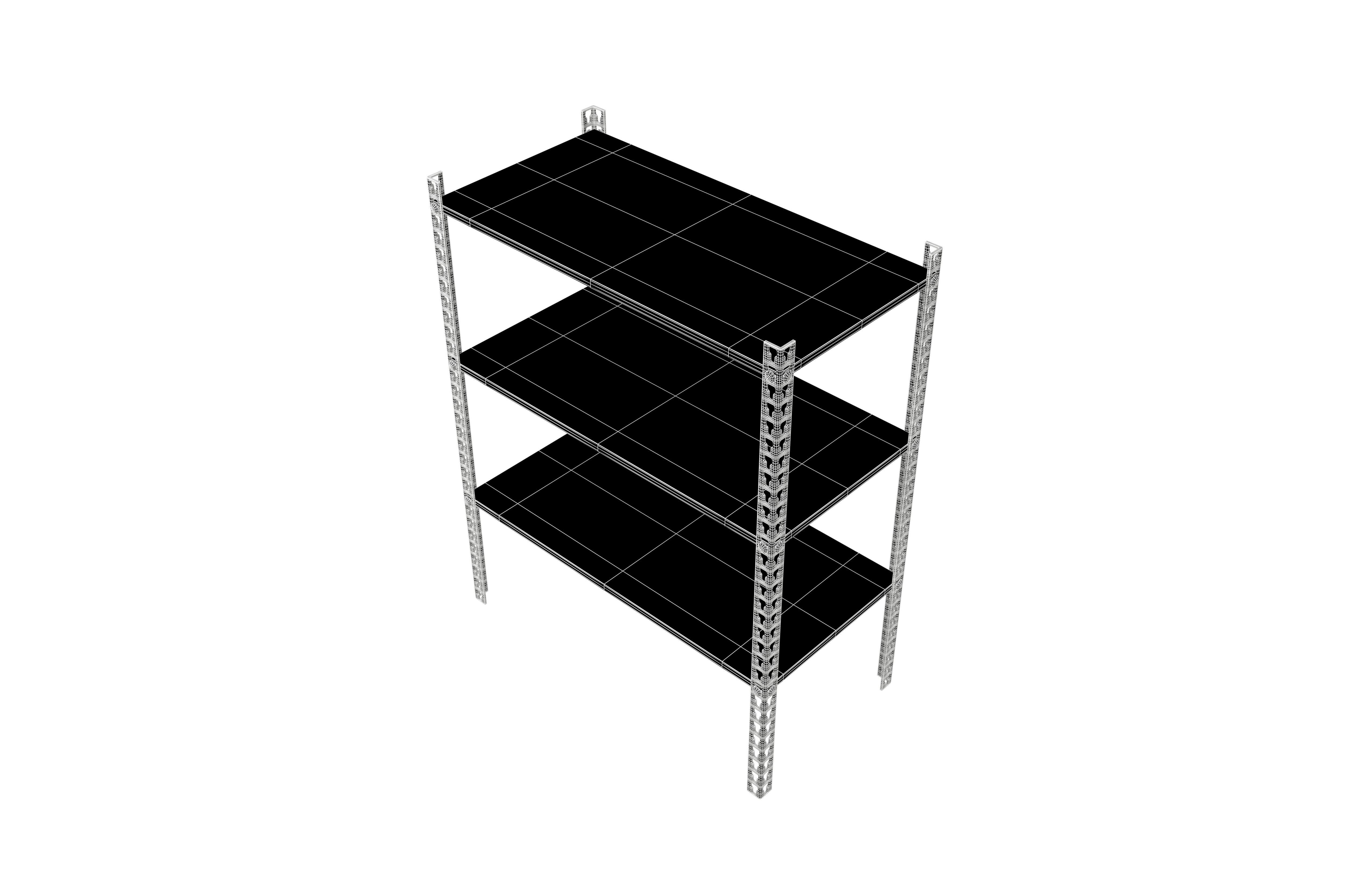 3D model Storage Rack V1 004 VR / AR / low-poly | CGTrader