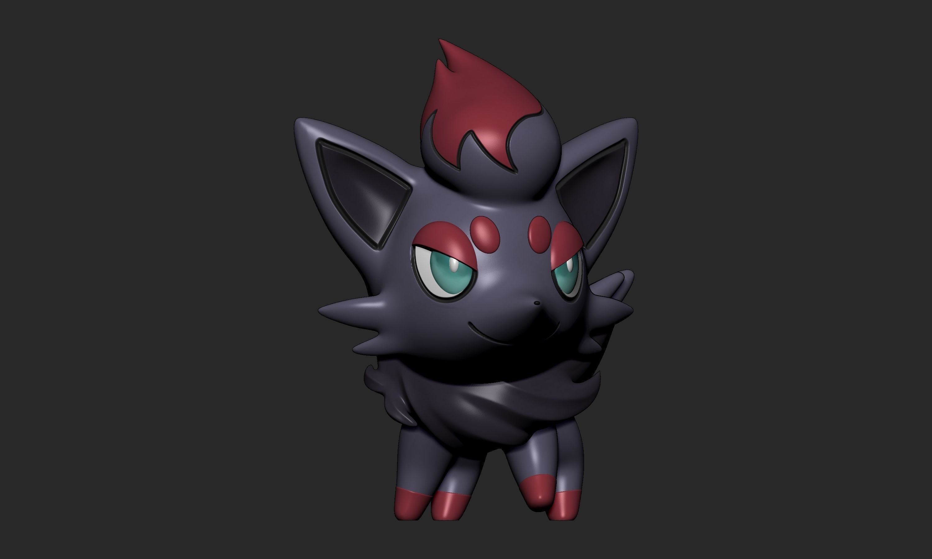 Pokemon - Zorua with 2 poses 3D model 3D printable | CGTrader