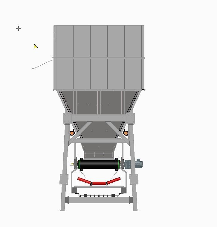Concerete batching plant feeding hoppers 3D model | CGTrader